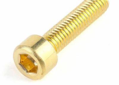 China H59 H62 Yellow Brass Copper Bronze Hex Hexagon Socket Cap Head Machine Screw DIN912 for sale