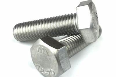 China Stainless Steel 304 Hex Bolts Available in Various Sizes with 1/4”-20 and Brushed Finish for sale