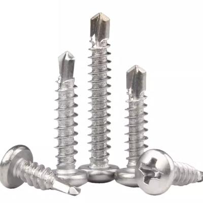 Китай Нержавеющая сталь Phillips Pan цилиндрическая головка буровые винты SS304 316 DIN7504 продается