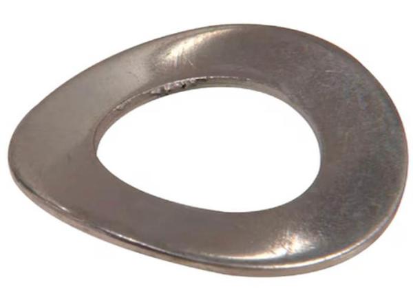 Quality M10 M12 Carbon Gal Steel Yellow Blue White Zinc Wave Curved Spring Lock Washer for sale
