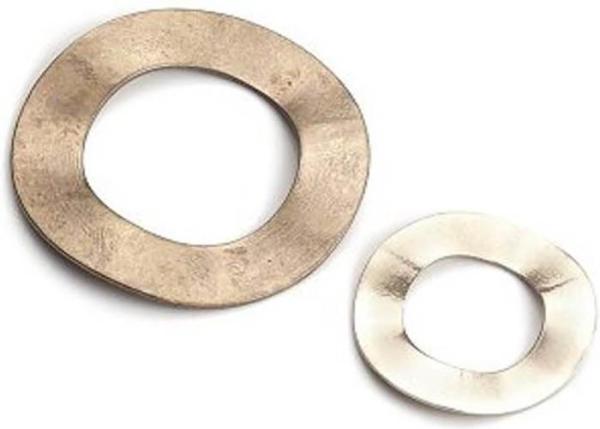 Quality M10 M12 Carbon Gal Steel Yellow Blue White Zinc Wave Curved Spring Lock Washer for sale