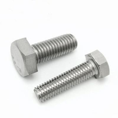 Cina Inch Hex Head Bolt Alta resistenza Plain SS304 SS316 Acciaio inossidabile completamente filettato in vendita