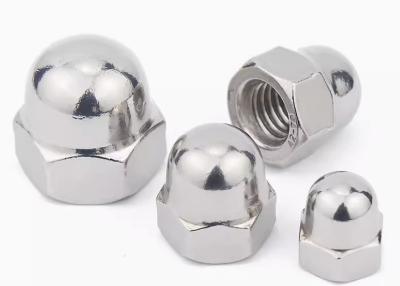 중국 M18 * 1.5mm Pitch Hex Dome Cap Nut 스테인리스 스틸 A2 A4 304 316 낮은 타입 DIN917 판매용