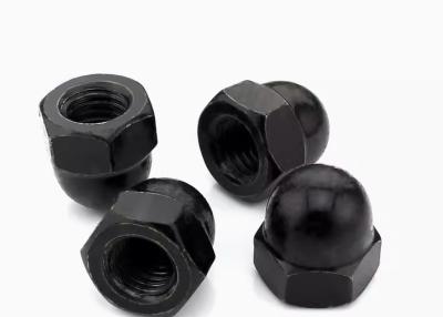 Китай M5 M6 B7 Углеродистая сталь шестиугольная шестикупольная крышка орех черный оксид Кадмий покрытый DIN1587 продается