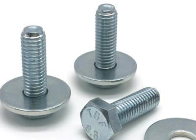Cina Acciaio al carbonio Bolt esagonale di grado 4.8 M8 1/4 Galvanizzato Applicazioni industriali a carico pesante in vendita