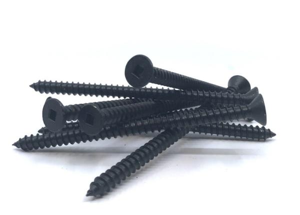 Quality Black Carbon Steel Oxide Phillips Cross Head Tapping Screws Grade 4.8 C1045 DIN for sale