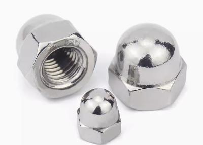 Quality M3 M5 M6 Super Duplex Stainless Steel Hexagon Hex Domed Cap Nut Acron Nut for sale