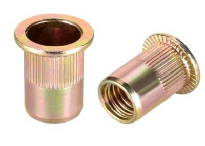 China M10 M12 teel Grade 10.9 12.9 Knurled Body Open End Reduced Flat Small Head Rivet Nut for sale