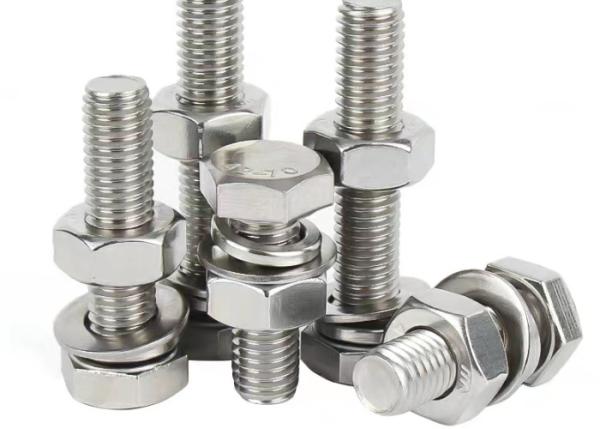 Quality M16 M18 Stainless Steel Hexagonal Bolt and Nut Washer SUS304 SUS316 A2-70 A4-70 for sale