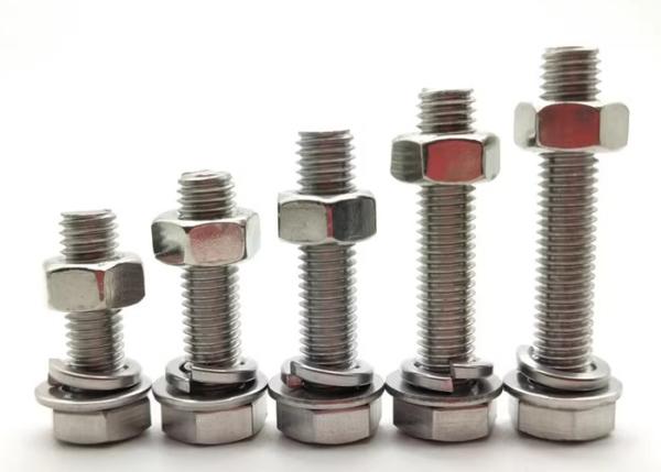 Quality M16 M18 Stainless Steel Hexagonal Bolt and Nut Washer SUS304 SUS316 A2-70 A4-70 for sale