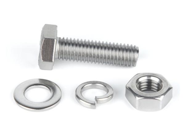 Quality M20 M22 Stainless Steel Hex Metal Bolt metal Nut Washer Full Thread DIN931 for sale