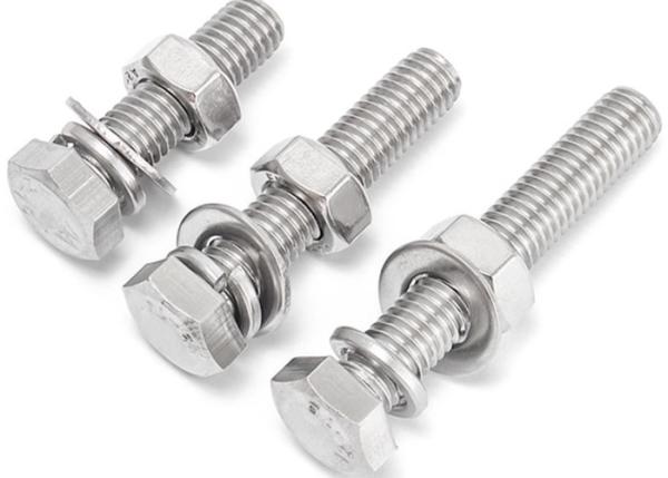 Quality M20 M22 Stainless Steel Hex Metal Bolt metal Nut Washer Full Thread DIN931 DIN933 SS304 SS316 for sale