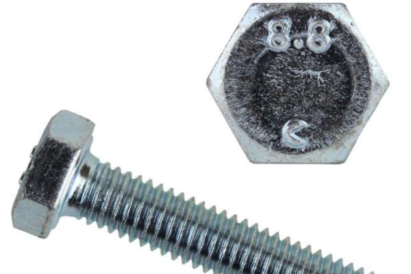 Quality Customisable M6 M8 Carbon Steel Hex Heavy Duty Bolt with Nut Washer Galvanized Grade 8.8 Class 8.8 for sale