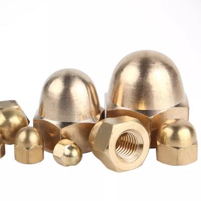 China M8 M10 M6 H59 H62 Metall Hexagon Eichelnnuss Gelb Messing Kupfer Bronze DIN1587 zu verkaufen