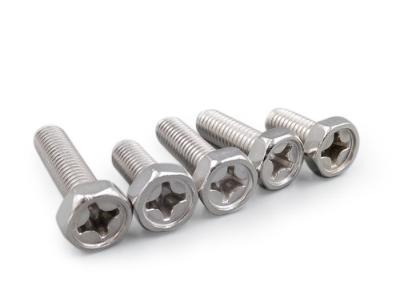 China SS304 401 Cerrojos hexagonales de acero inoxidable con lavadoras de nueces Resistencia superior a la corrosión en venta