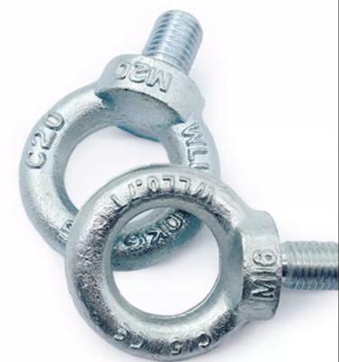 Китай M30 M36 Углеродистая сталь горячим оцинкованным HDG Geomet Dacromet глазный болт DIN580 для автомобильной промышленности продается