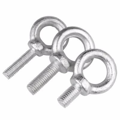 China M20 M24 Metal Bolts Yellow White Black Zinc Electrophoresis Lifting Eye Bolt DIN580 for sale