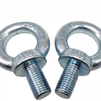China M20 M24 Metal Bolts Yellow White Black Zinc Electrophoresis Lifting Eye Bolt DIN580 for sale