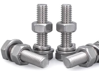 China M6 M19 Legura de titanio TA1、TA2、TC4 Cerrojos metálicos hexadecimales Disponibles Partes marinas y marinas en venta