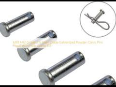 M10 M12 grado 2 5 óxido de acero galvanizado en polvo cabeza de clavis con agujero grado 8.8