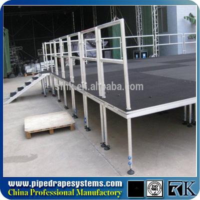 China Aluminum Simple Event Stage Outdoor Concert Stage manufacturer easy setup stage beyond stage for sale