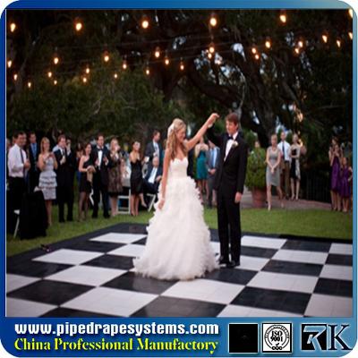 China Rk white portable wooden dance floors for wedding polished white oak parquet flooring for sale