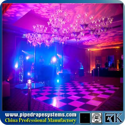 China cheap portable wooden used led dance floor for sale with competiitve price for sale