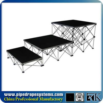 China wooden portable wedding aluminum stage with aluminum riser for sale