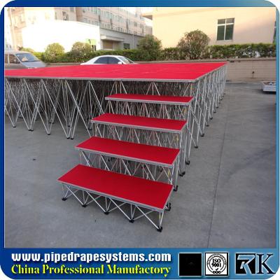 China wholesale aluminum stage, 1mx2m plywood stage paltform for sale for sale