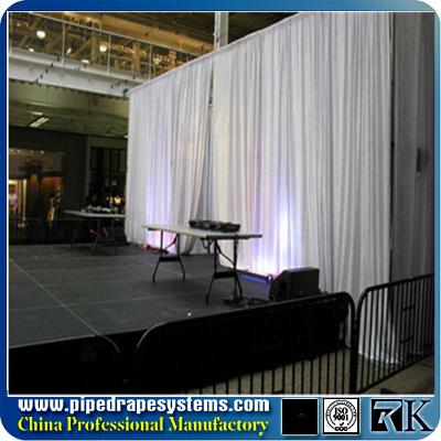 China telescopic aluminum pipe and drape wedding backdrop for sale