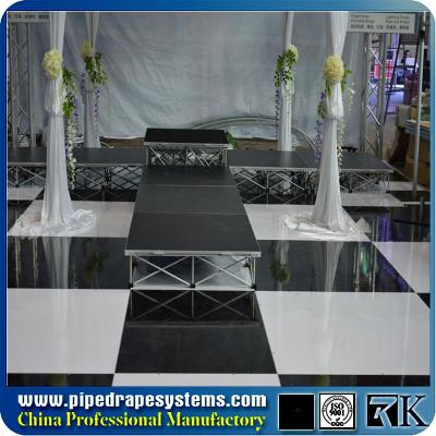 China Anti-slip Customized Color Dance Floor for wedding, party, hotel rental for sale
