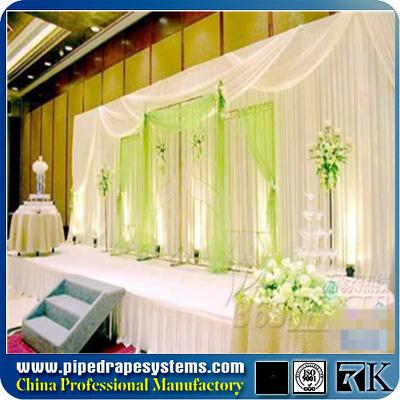 China popular unique round pipe and drapes system manufacturer for sale