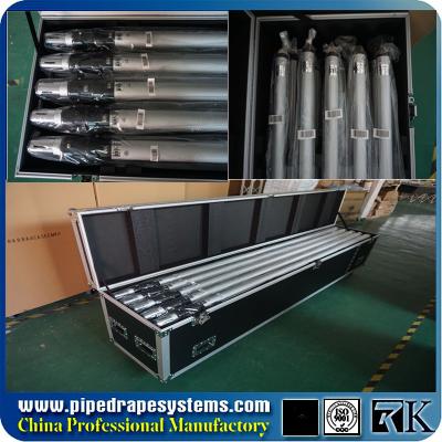 China portable telescopic aluminum easy install pipe and drape for wedding , party for sale