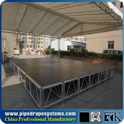 China Top quality aluminum outdoor Cheap square portable aluminum stage for events for sale