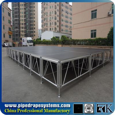 China RK 1mx1m square durable stage with aluminum portable frame for sale