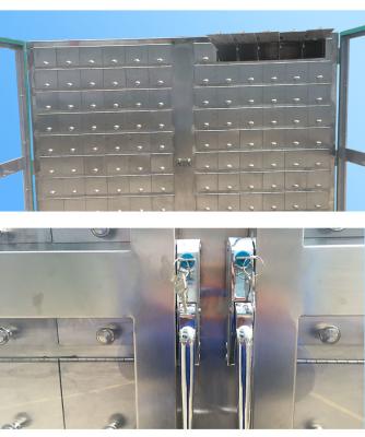 China Stainless steel parts finishing cabinet customization for sale