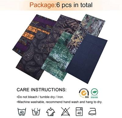 Cina Bandanas multifunzionali stampati divertenti del collo della copertura del fronte piegati tubi in vendita