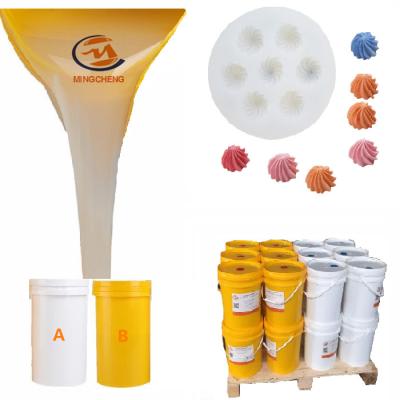 China 25 Shore A Formas que hacen la curación de platino RTV2 Liquid Silicone Rubber Translúcido / Blanco en venta
