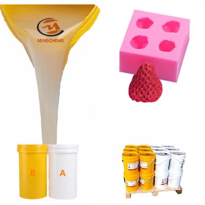 China 25 Shore a Translucent Platinum Cured Liquid Silicone Rubber Food Molds Making RTV2 Silicone Rubber for sale