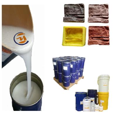 Aanpasbare verhardingstijd 2-4 uur RTV2 Tin Cure Vloeibare siliconen rubber voor gekweekte stenen malen
