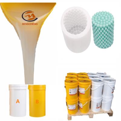 Китай Высокая прочность на растяжение 3,8-4,0 МПа после 24 ч Платиновый силиконовый каучук для волшебной свечи продается