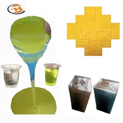 China 80A Polystone Statue Mold Polyurethane Liquid Rubber Light Yellow Transparent for sale