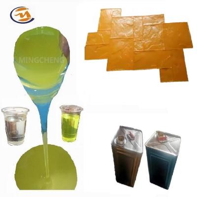 China 80 Ufer A 2-teiliges Uräthan-Elastomer-konkreter stempelnder Polyurethan-Flüssigkeits-Gummi zu verkaufen