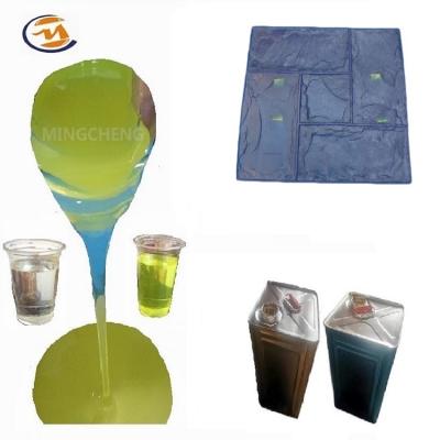 China 80 Shore A Liquid Polyurethane Mold Rubber For Stamped Concrete for sale