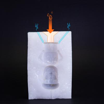 China Polyaddition Transparent Platinum Cure Molding Silicone Rubber For Rapid Prototyping for sale