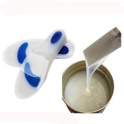 Chine Résistance à la traction 3,6 MPa Ultra doux RTV2 caoutchouc silicone platine liquide pour semelle de chaussure à vendre