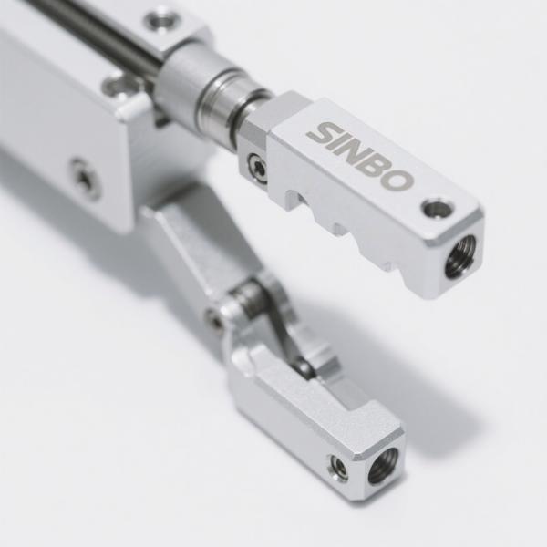 Quality High Precision Industrial Robot Pneumatic Finger Gripper Link Robust Durable for sale