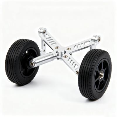 China Obstacle Crossing Auxiliary Wheel Bracket High Strength CNC Machining China Custom for Special Robot for sale