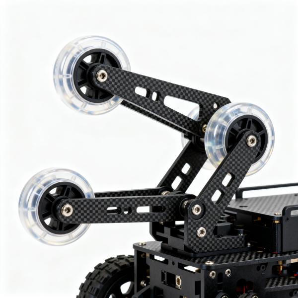 Quality Obstacle Crossing Auxiliary Wheel Bracket High Strength CNC Machining China for sale