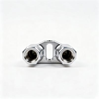 High Pressure Water Cannon Nozzle Seat Precision CNC Machining China for Special Robots ExplosionProof Rescue Aerospace